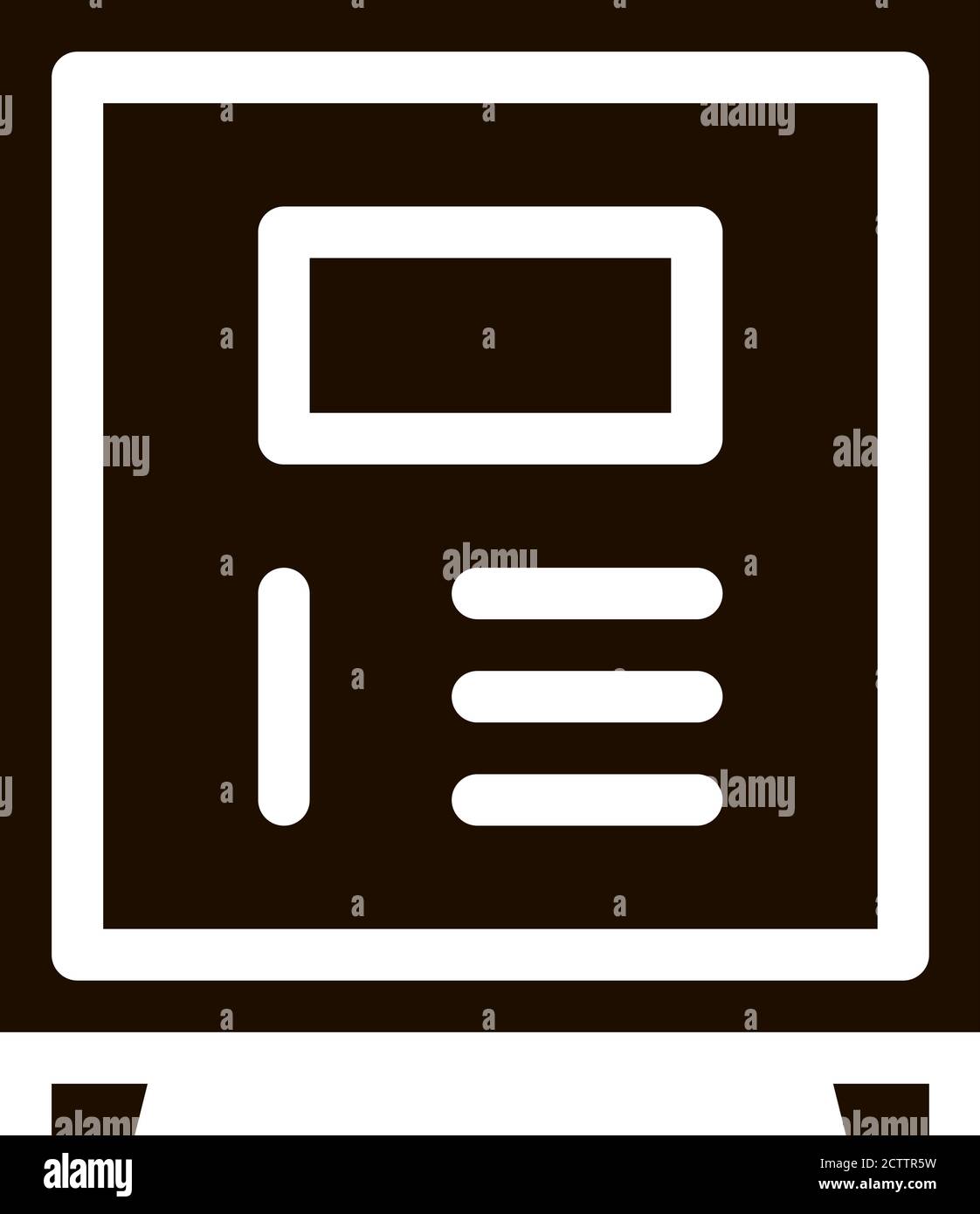Electronic Safe Deposit Vector Icon Stock Vector Image & Art - Alamy