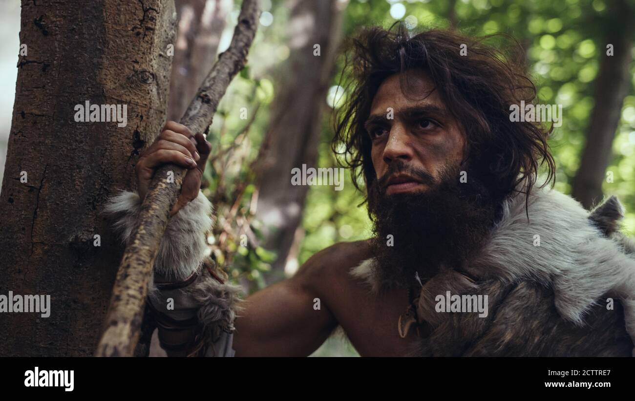 Neanderthal Man Hunting