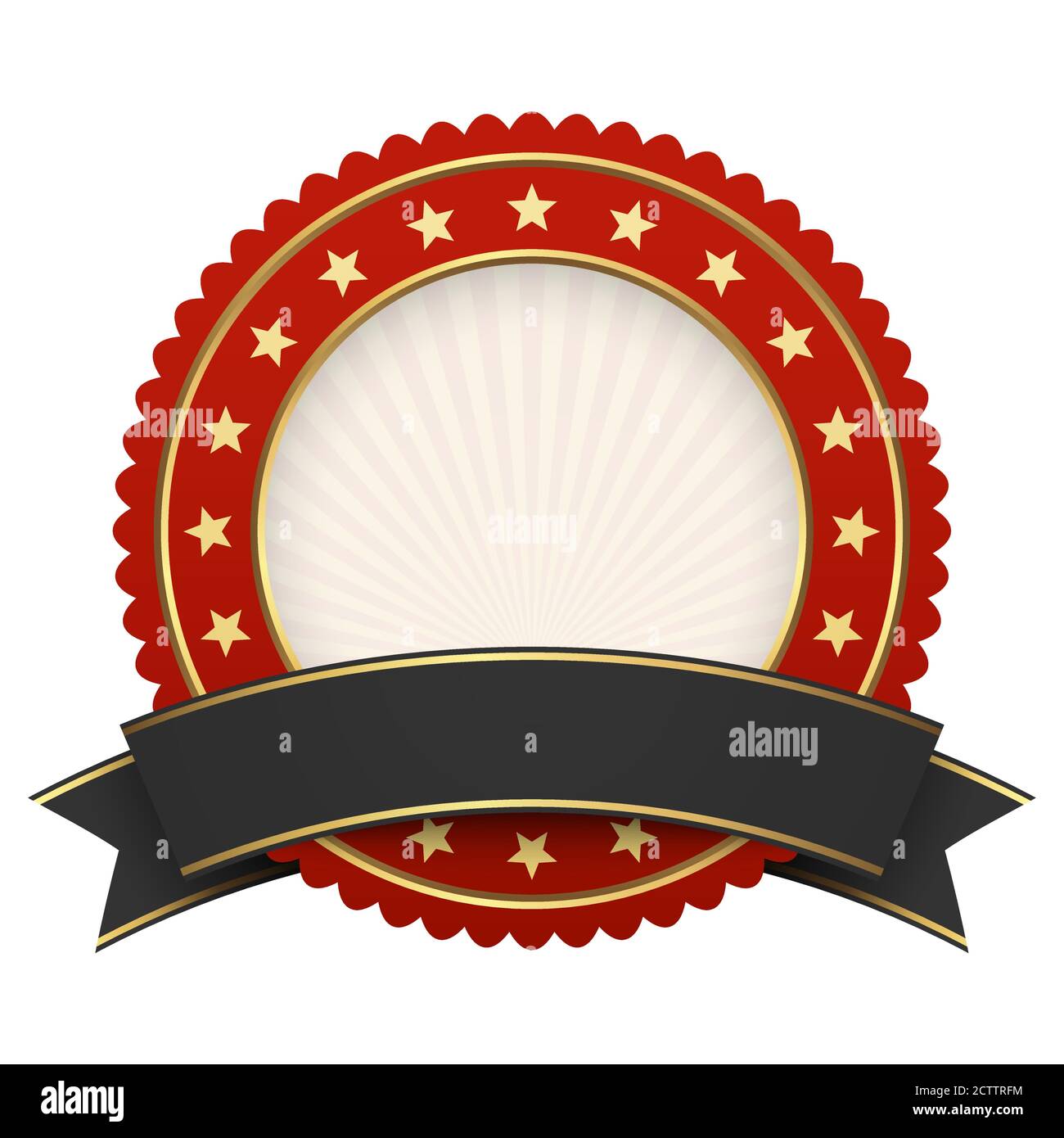 Button template red with black banner vector file Stock Vector Image ...