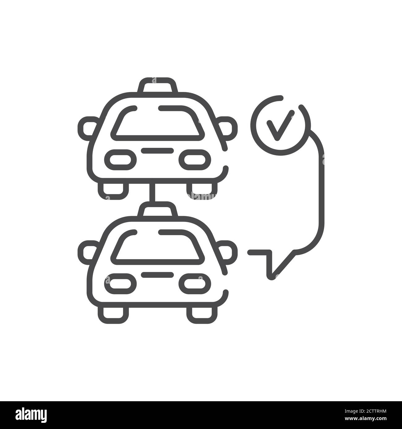 Car selection icon Black and White Stock Photos & Images - Alamy