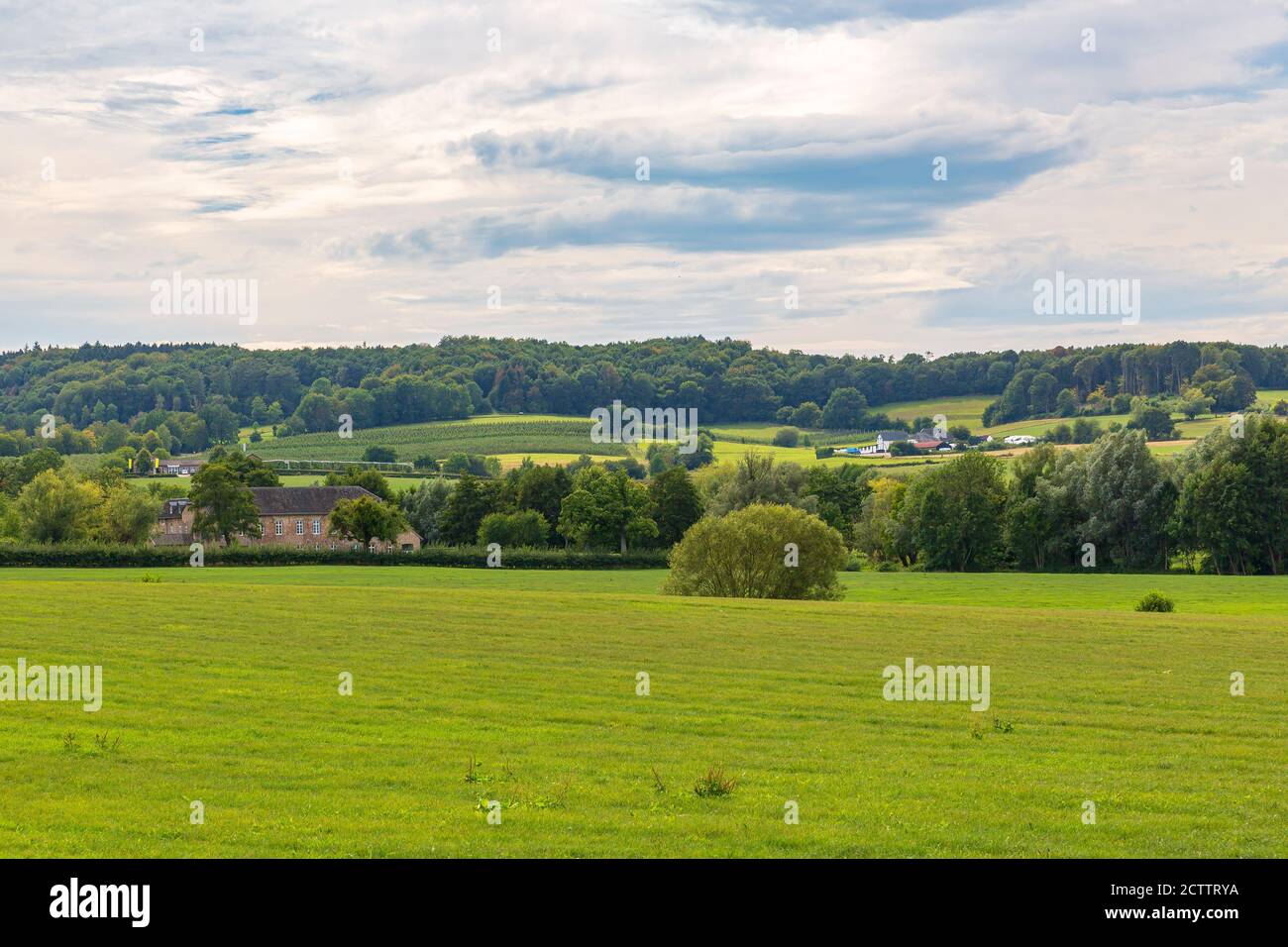 Best of Limburg landscape, beautiful green scenery, hills, fields and ...