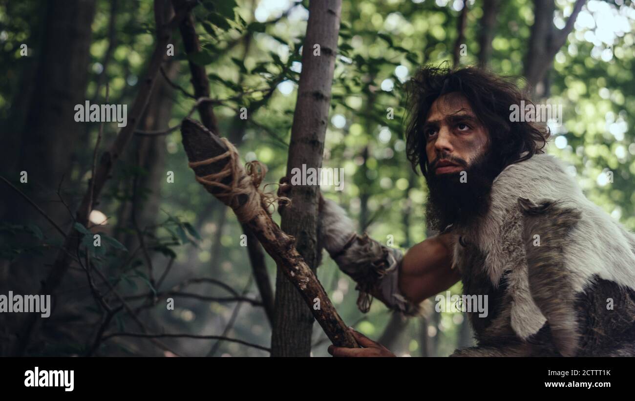 Neanderthal Man Hunting