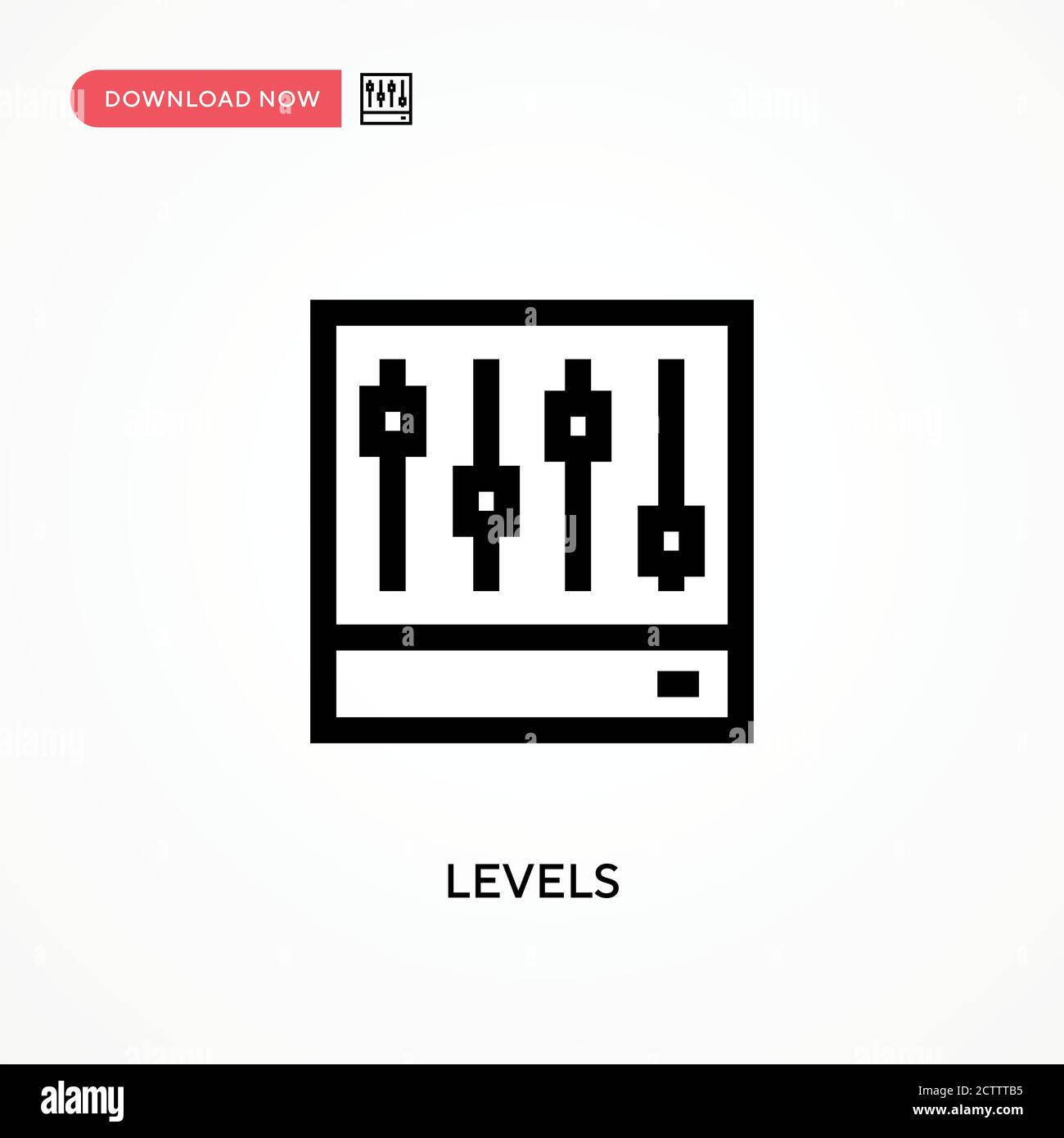 Levels vector icon. . Modern, simple flat vector illustration for web ...