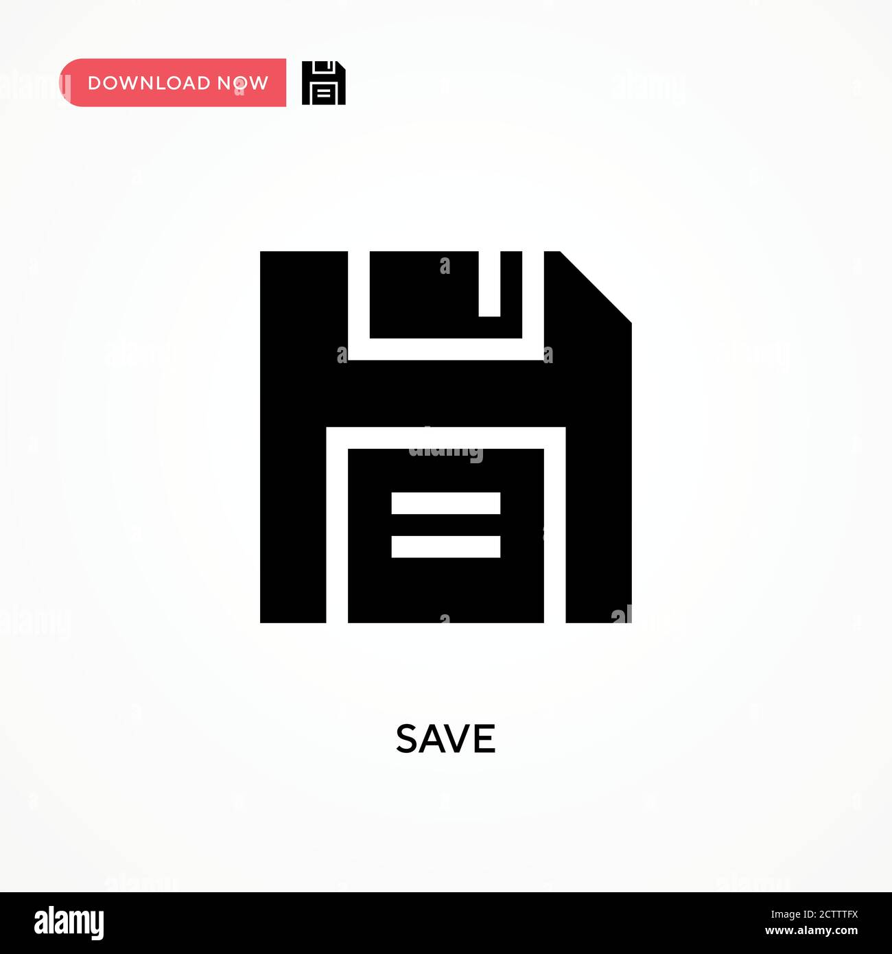 Save vector icon. . Modern, simple flat vector illustration for web ...