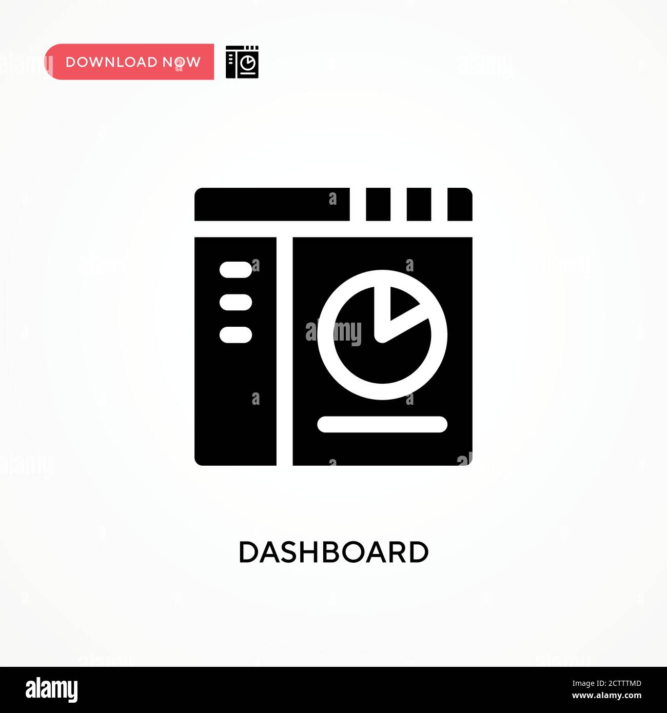 Dashboard vector icon. . Modern, simple flat vector illustration for ...