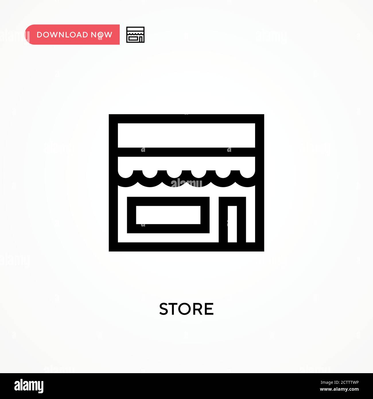 Store vector icon. . Modern, simple flat vector illustration for web ...