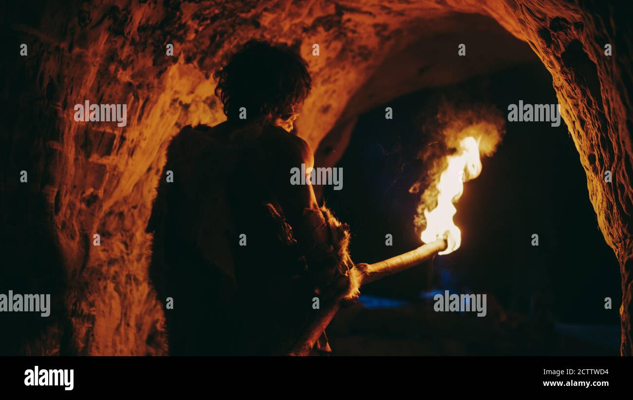 Caveman Fire High Resolution Stock Photography and Images - Alamy