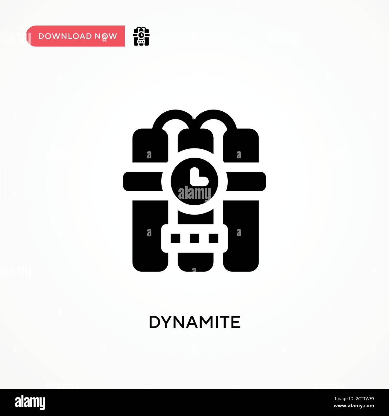 Dynamite vector icon. . Modern, simple flat vector illustration for web ...