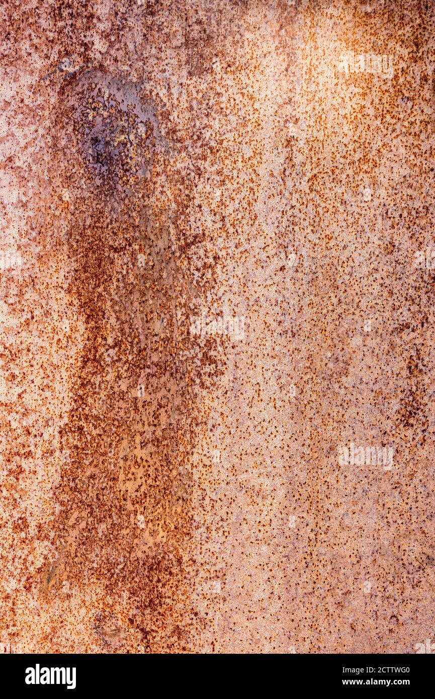 Fragment of a rusty iron sheet. Rusty metal texture Stock Photo - Alamy