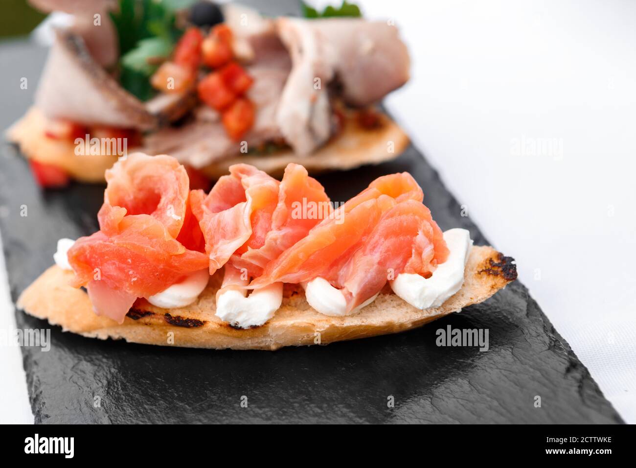 Restaurant menu board fish hi-res stock photography and images - Alamy