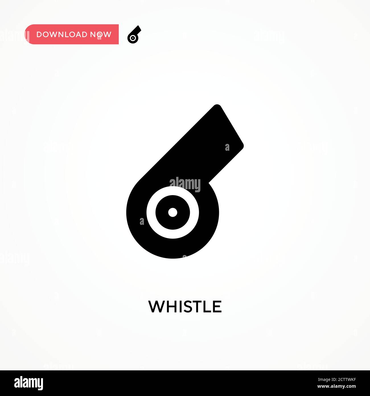 Whistle vector icon. . Modern, simple flat vector illustration for web ...