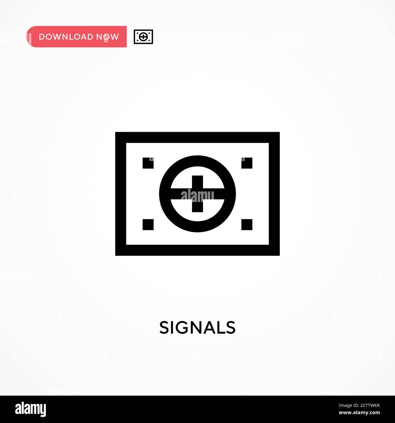 Signals vector icon. . Modern, simple flat vector illustration for web ...