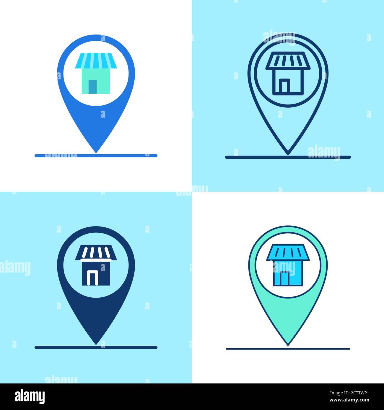 Shopping mall road sign illustration hi-res stock photography and ...