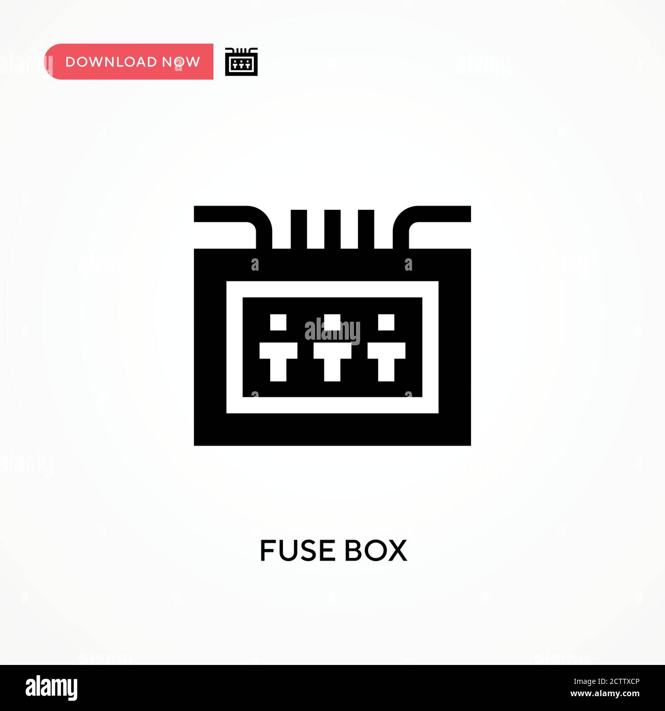 Fuse box vector icon. . Modern, simple flat vector illustration for web site or mobile app Stock ...