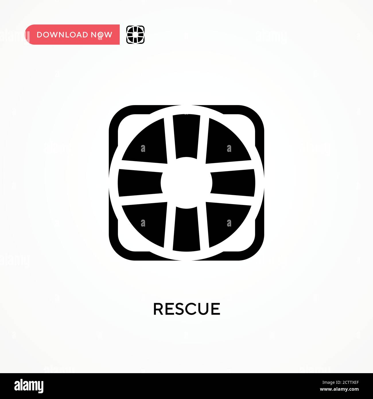 Rescue vector icon. . Modern, simple flat vector illustration for web ...