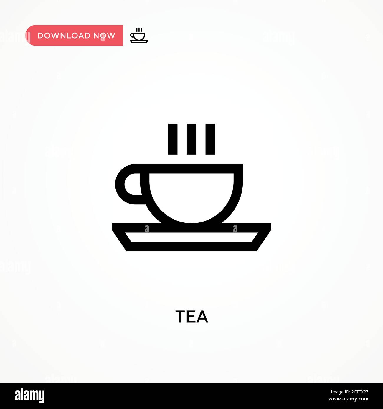 Tea vector icon. . Modern, simple flat vector illustration for web site ...