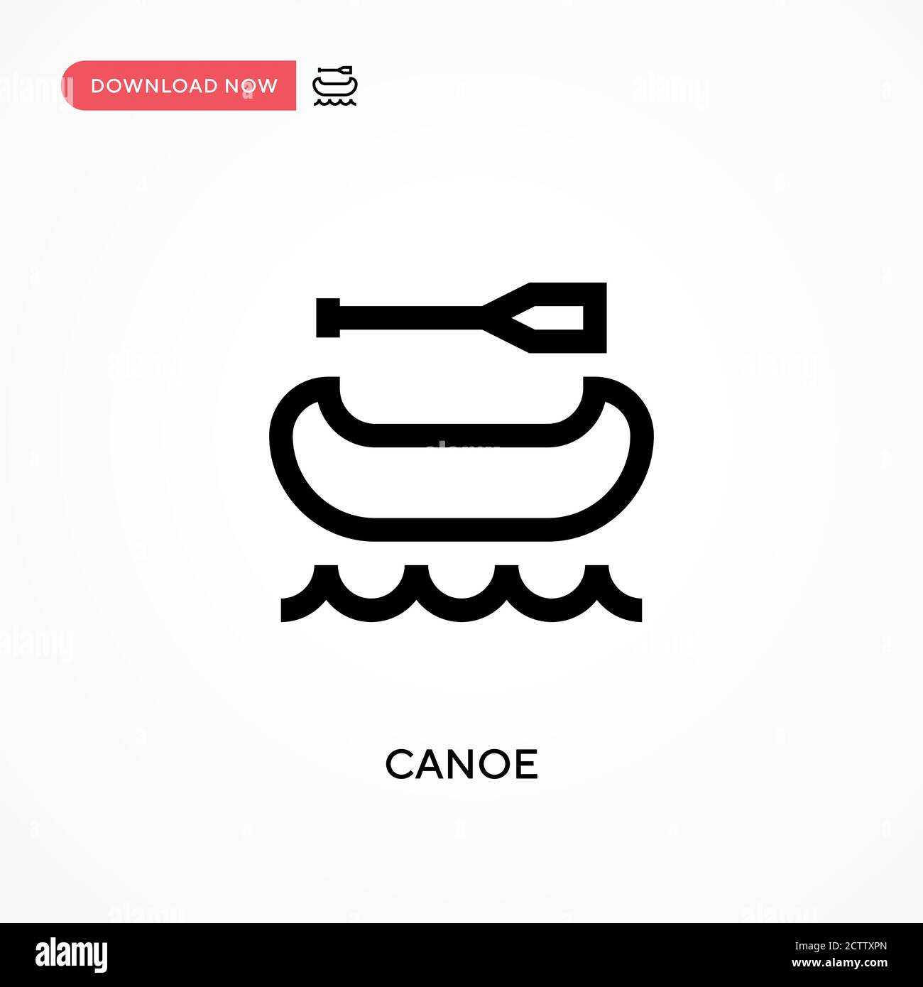 Canoe sunset Cut Out Stock Images & Pictures - Alamy