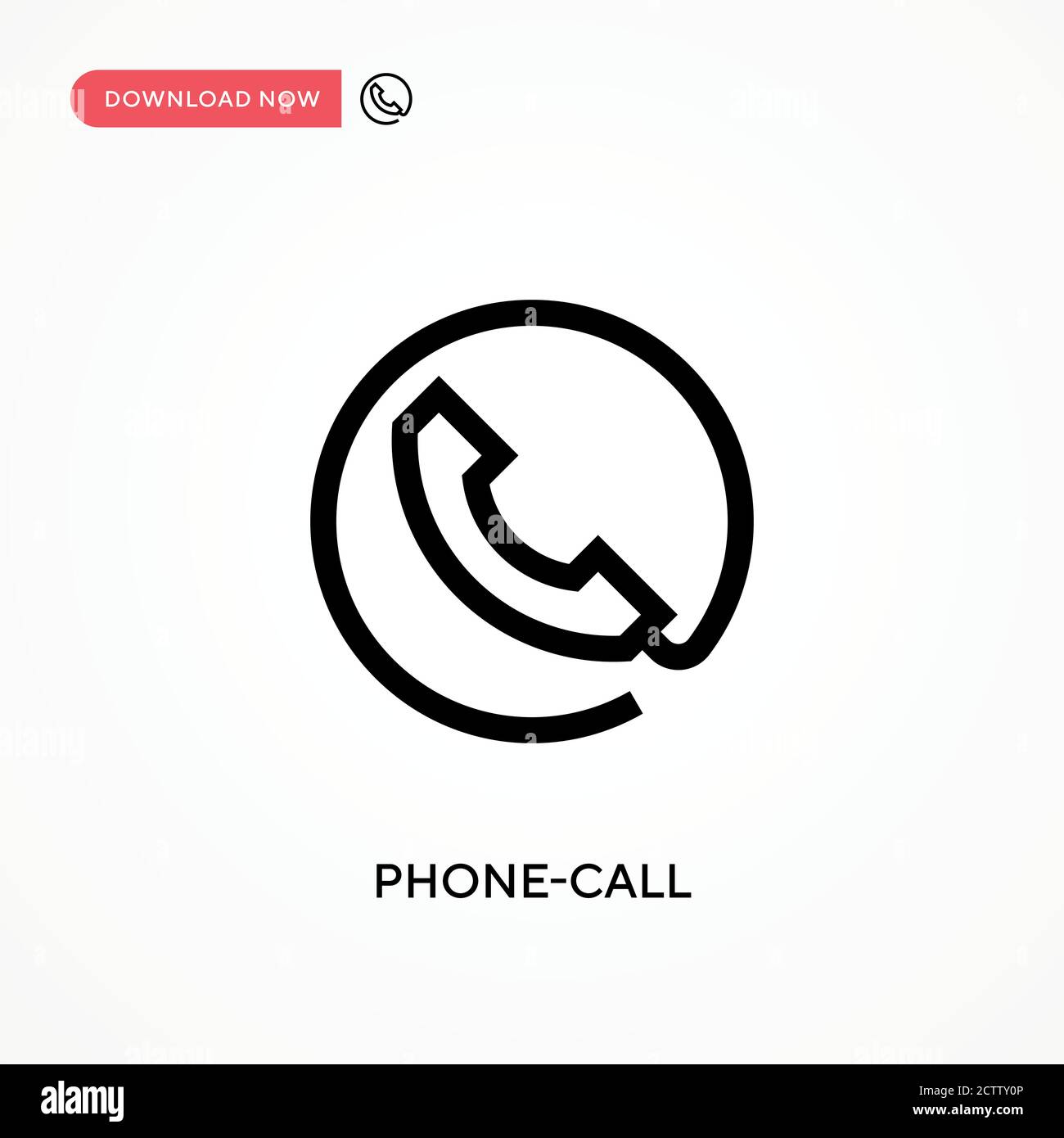 Phone-call vector icon. . Modern, simple flat vector illustration for ...