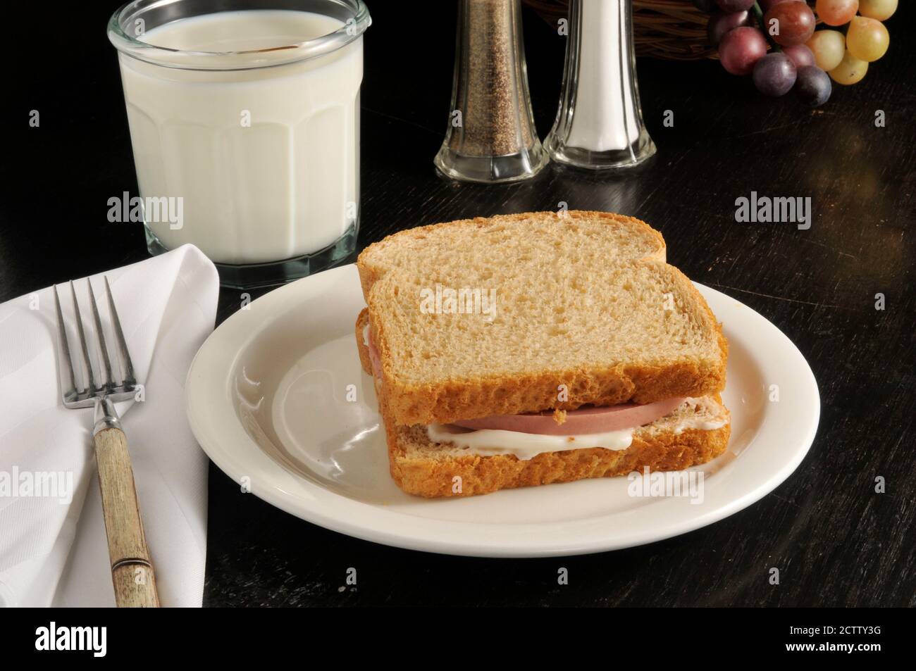 Baloney sandwich hi-res stock photography and images - Alamy