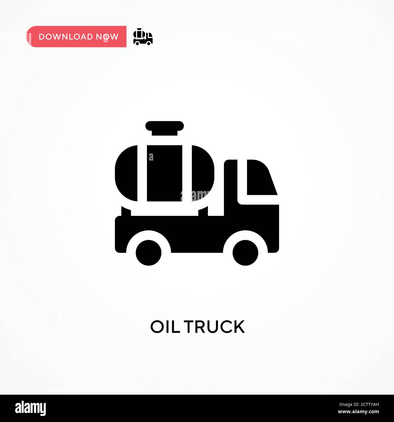 Oil truck vector icon. . Modern, simple flat vector illustration for ...