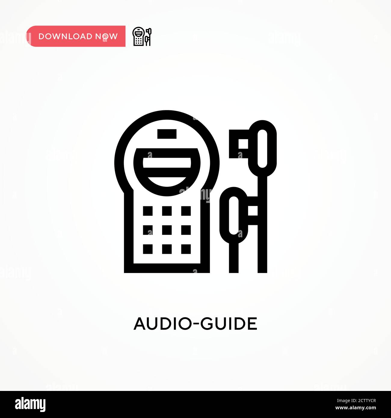 Audioguide Stock Vector Images - Alamy
