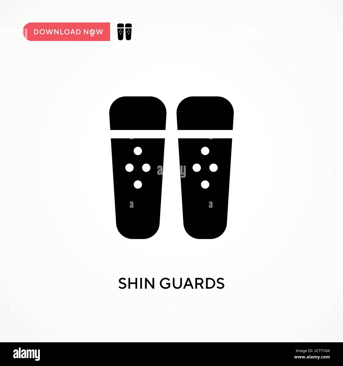 Football shin pads Stock Vector Images - Alamy