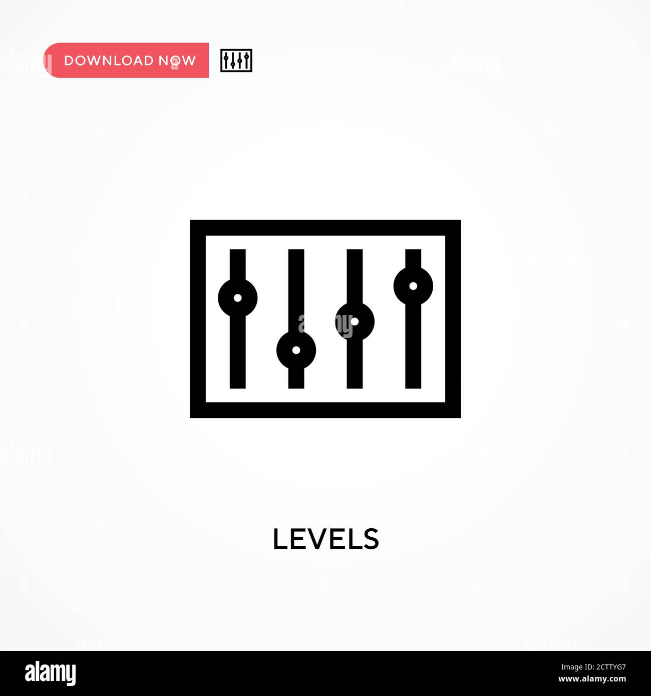 Levels vector icon. . Modern, simple flat vector illustration for web ...