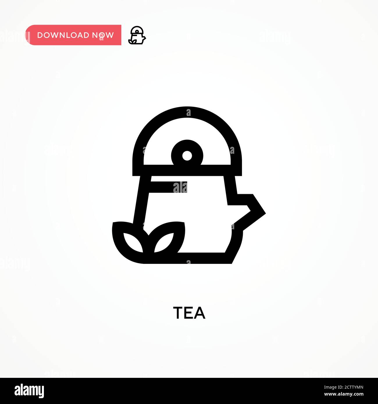Tea vector icon. . Modern, simple flat vector illustration for web site ...