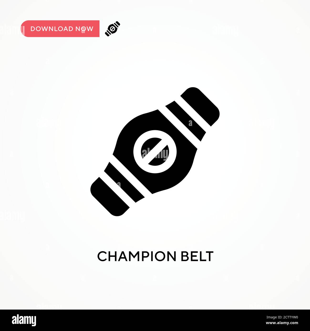 Champion belt vector icon. . Modern, simple flat vector illustration ...