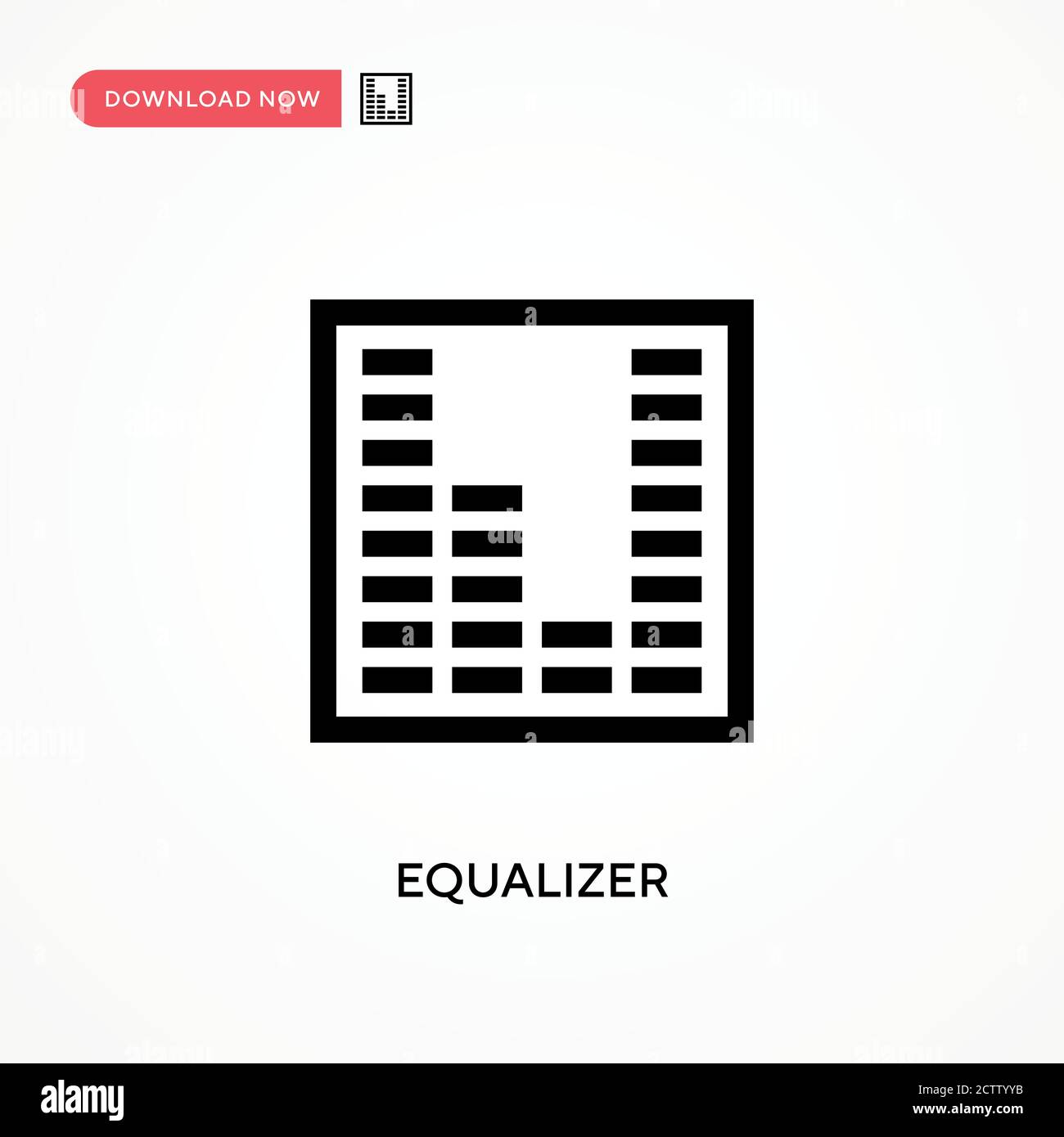 Equalizer vector icon. . Modern, simple flat vector illustration for ...