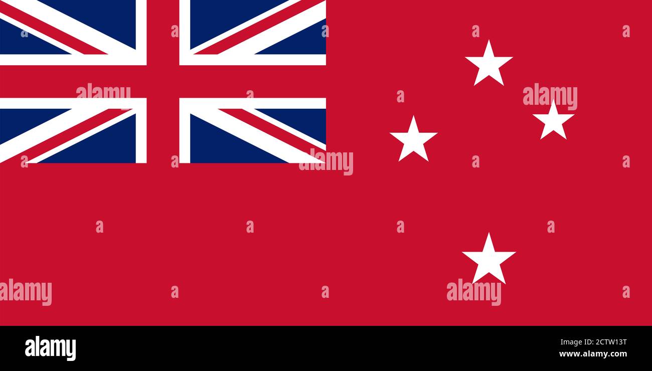 New Zealand red ensign Stock Photo - Alamy