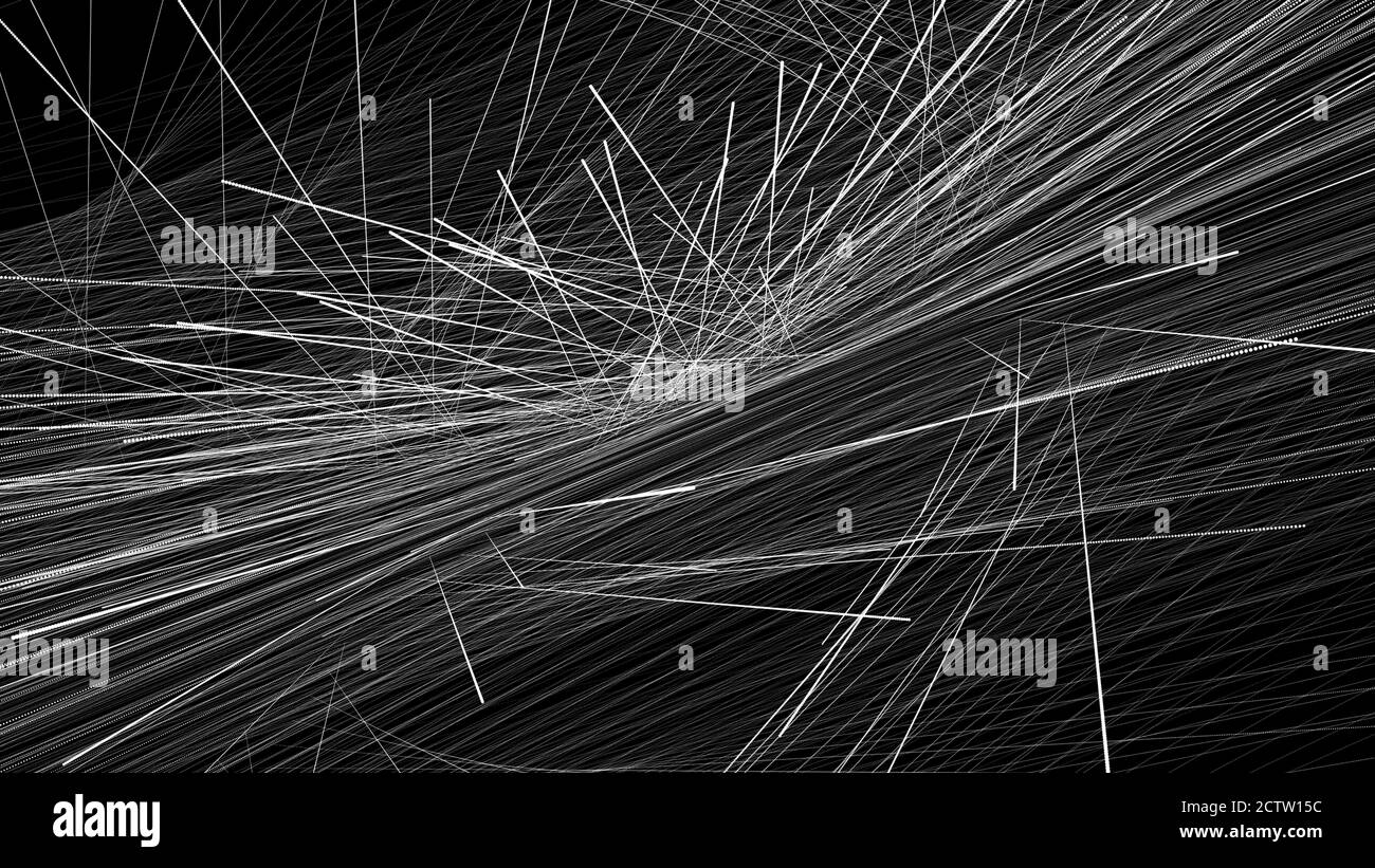 Random Lines Abstract Background. Modern, Minimal Art Like Graphics ...