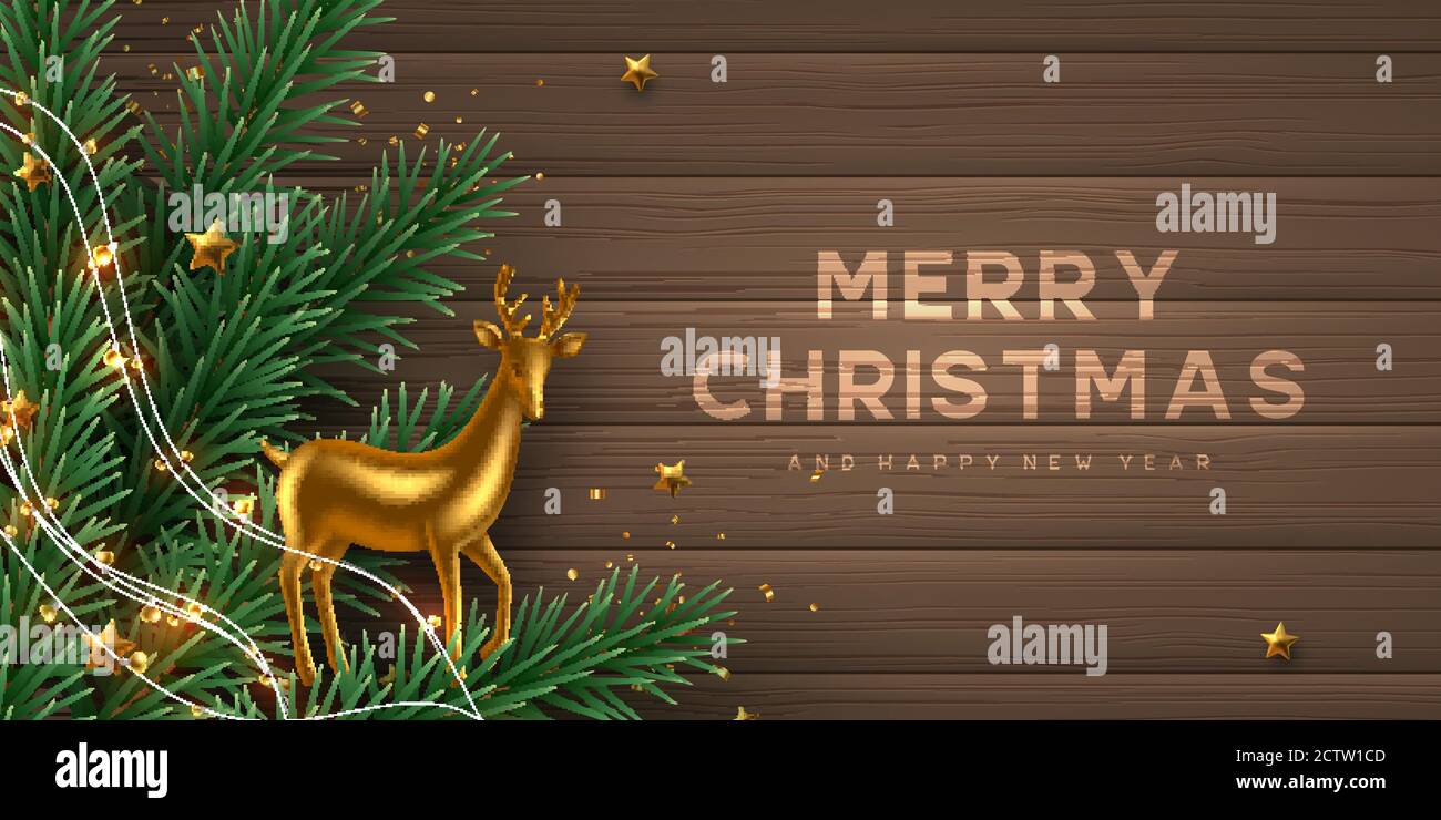 Christmas horizontal banner Stock Vector Image & Art - Alamy