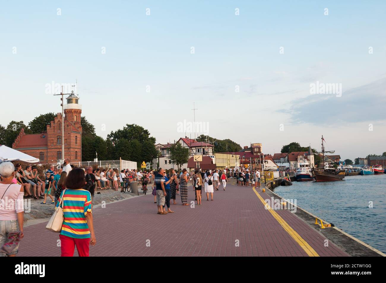 Ustka port hi-res stock photography and images - Alamy