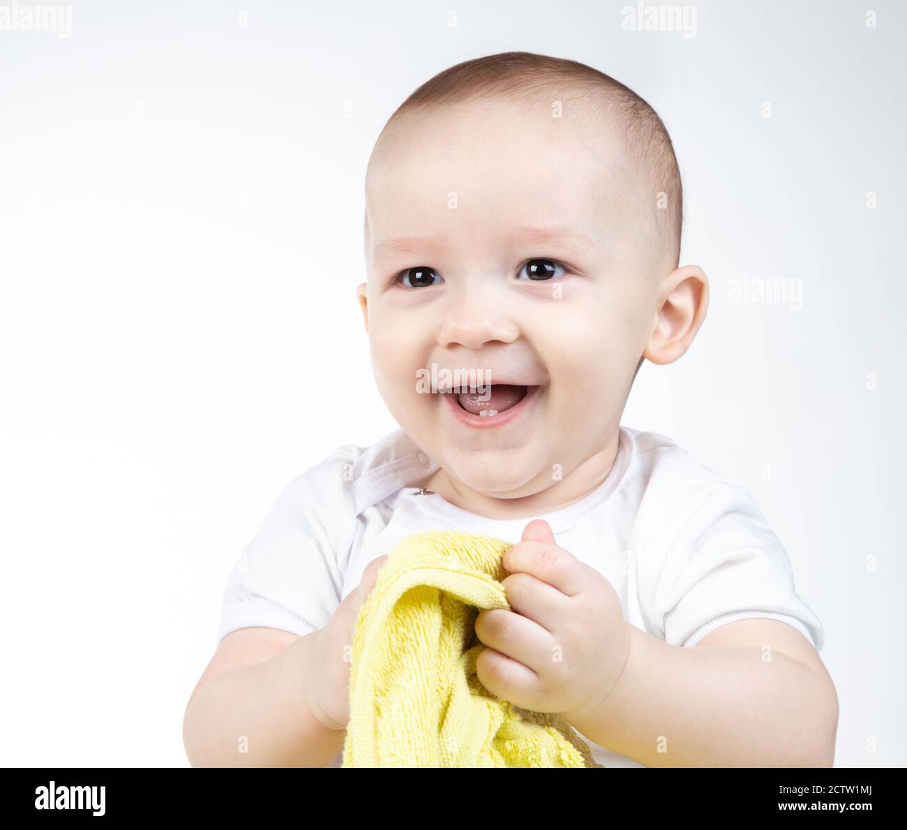 Baby smiling teeth hi-res stock photography and images - Alamy