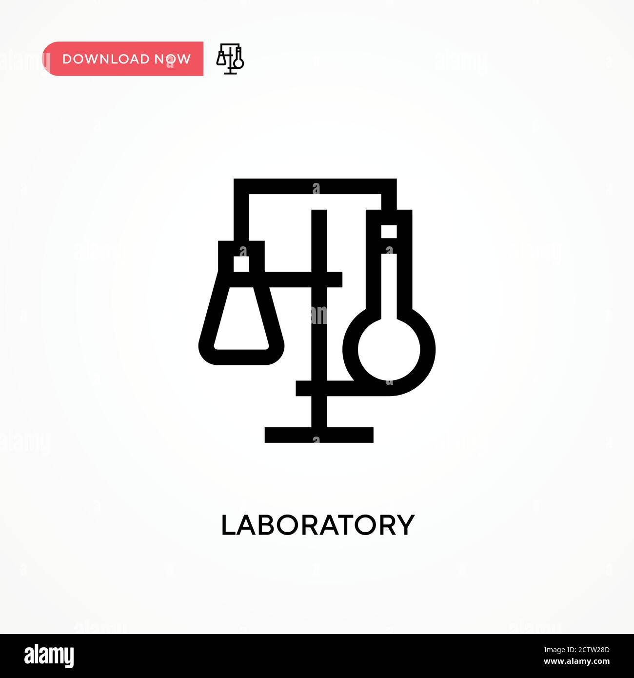 Laboratory vector icon. . Modern, simple flat vector illustration for ...