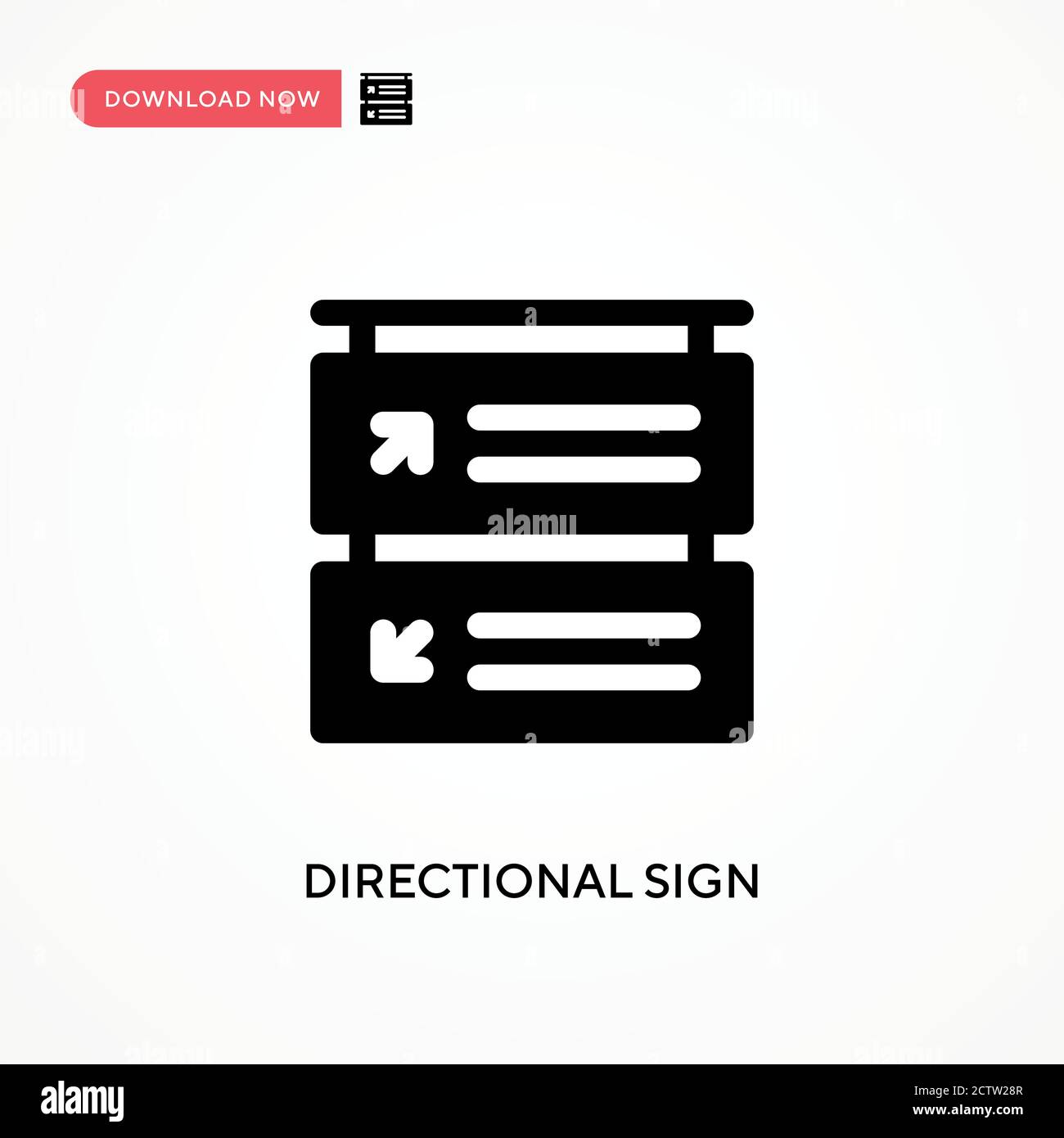Directional signage system Stock Vector Images - Alamy