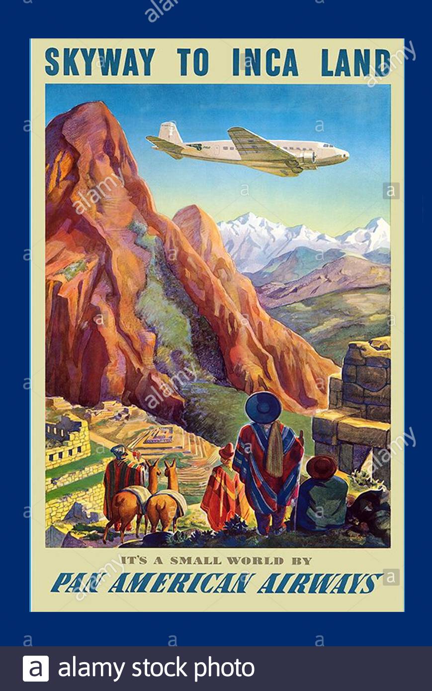 Vintage American Railway Travel Poster High Resolution Stock ...