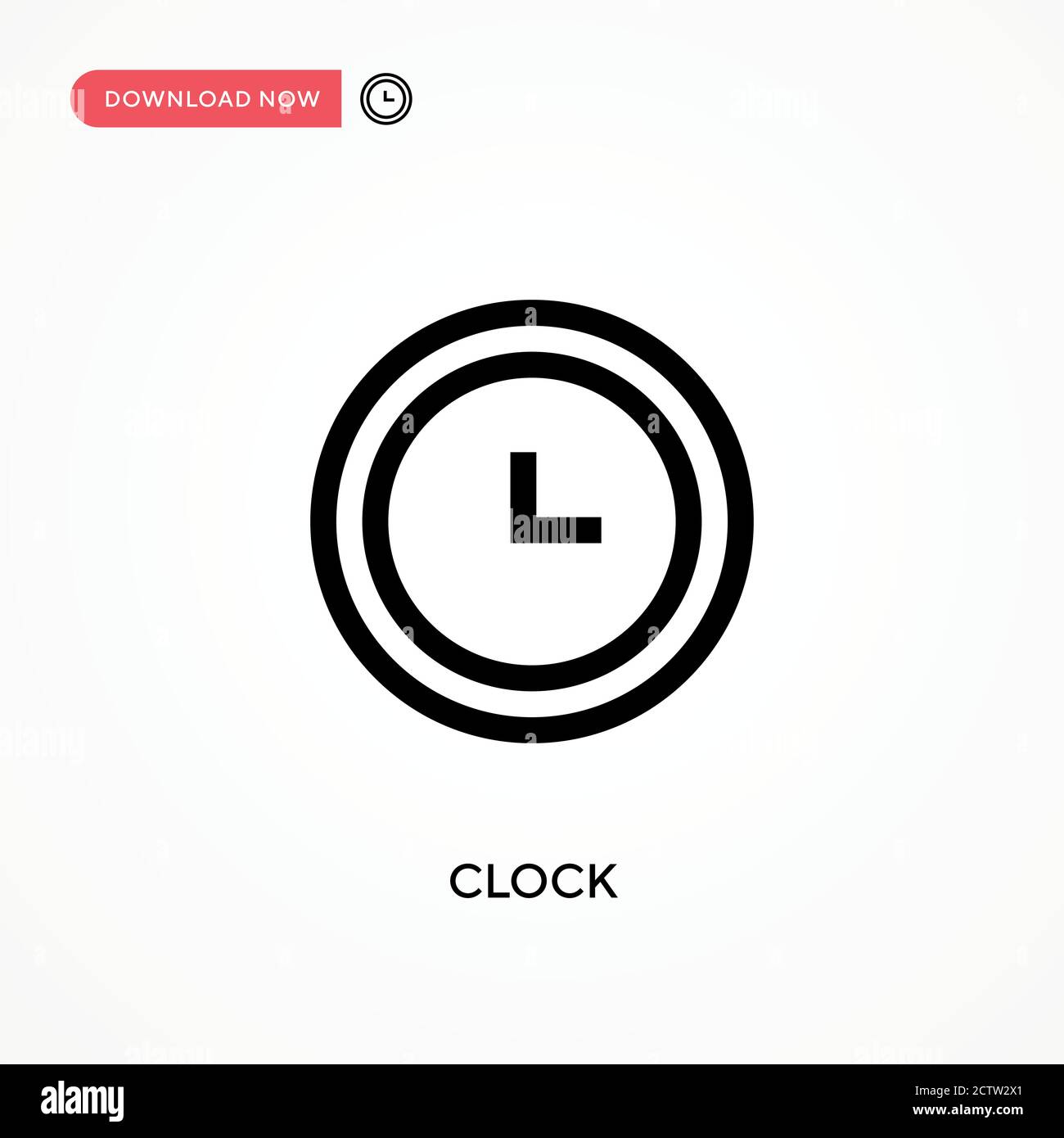 Modern clock face fast time Cut Out Stock Images & Pictures - Alamy