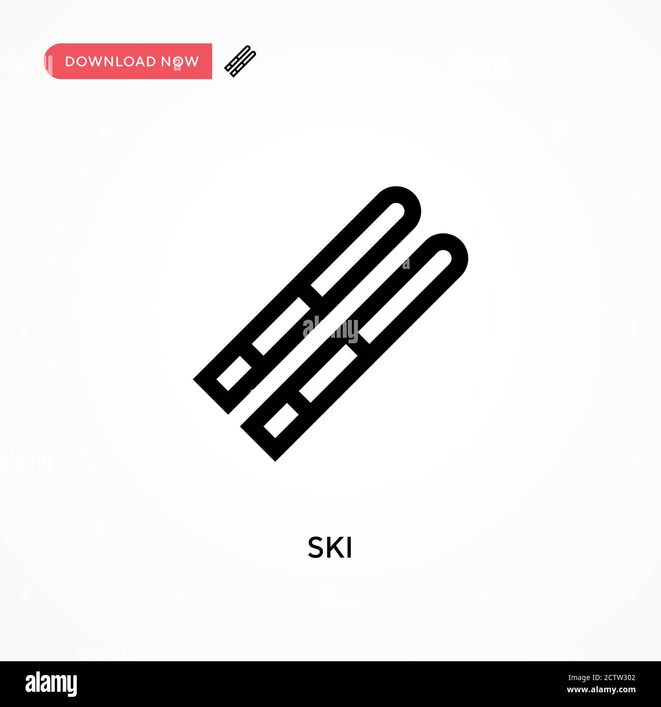 Piste snow mountains Stock Vector Images - Alamy