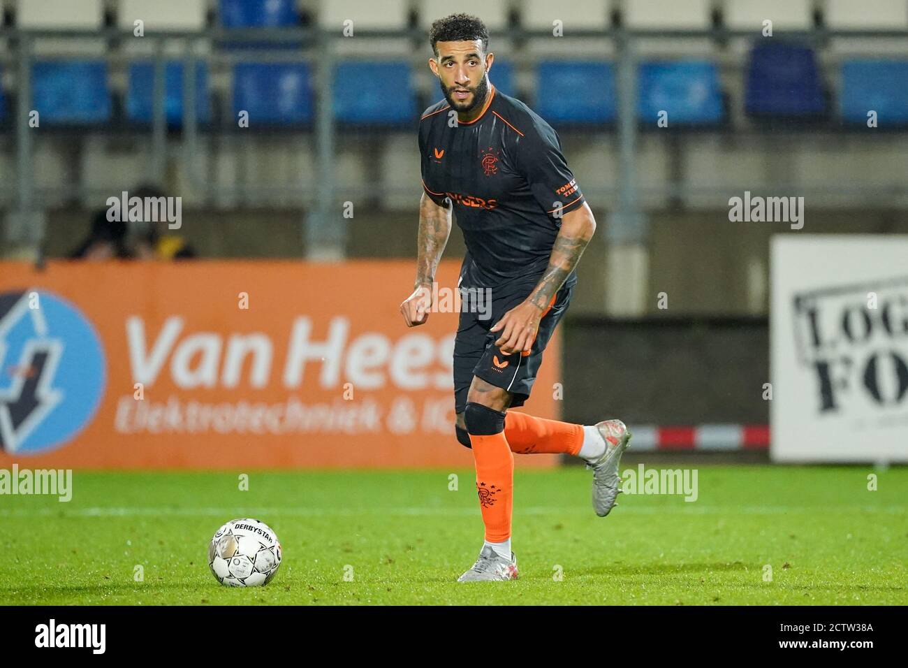 TILBURG, NETHERLANDS - SEPTEMBER 24: Connor Goldson of Rangers FC ...