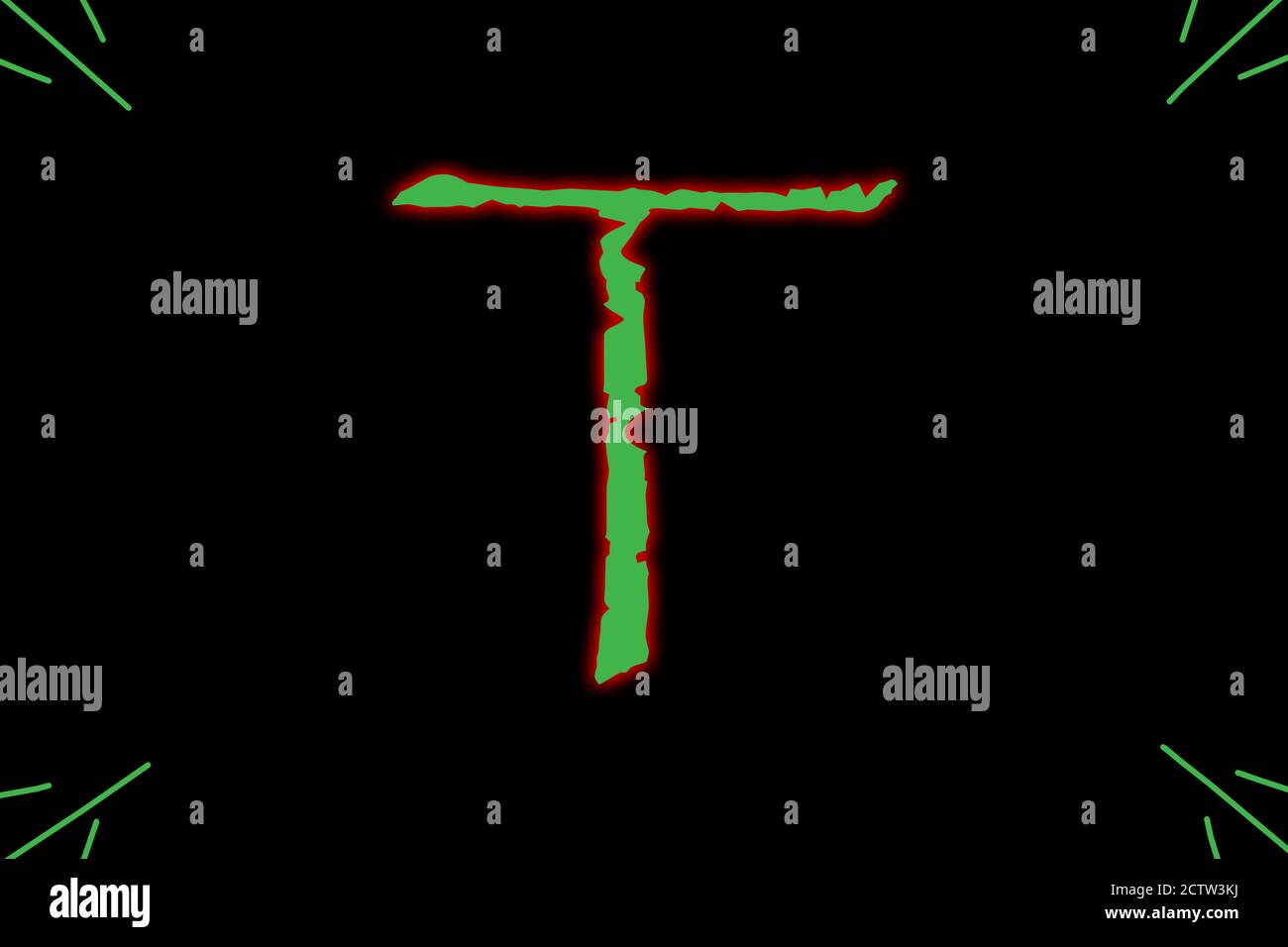 Illuminated letter t hi-res stock photography and images - Alamy