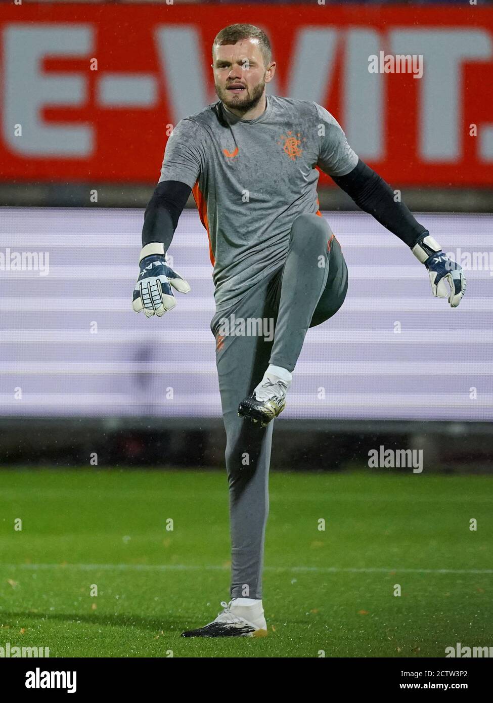 TILBURG, NETHERLANDS - SEPTEMBER 24: goalkeeper Andy Firth of Rangers ...
