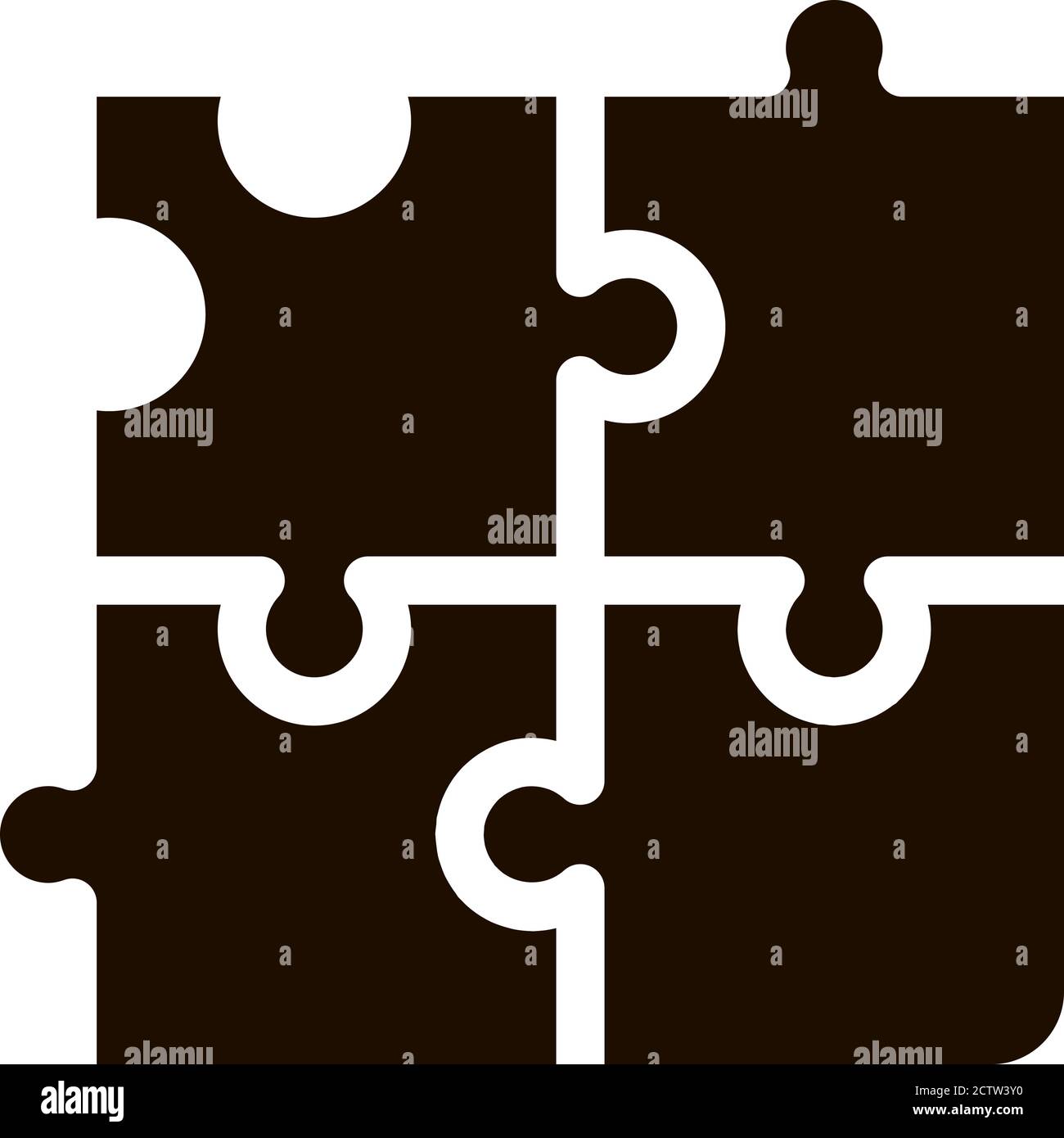 Interactive Kids Game Puzzle Vector Sign Icon Stock Vector Image & Art ...