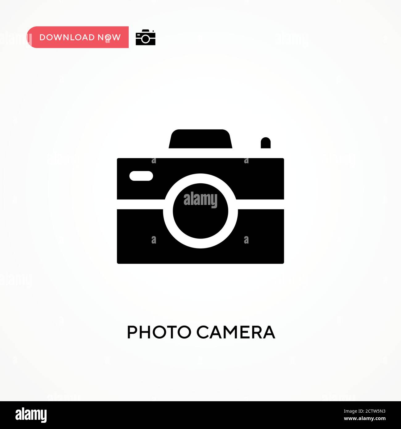 Photo camera vector icon. . Modern, simple flat vector illustration for ...