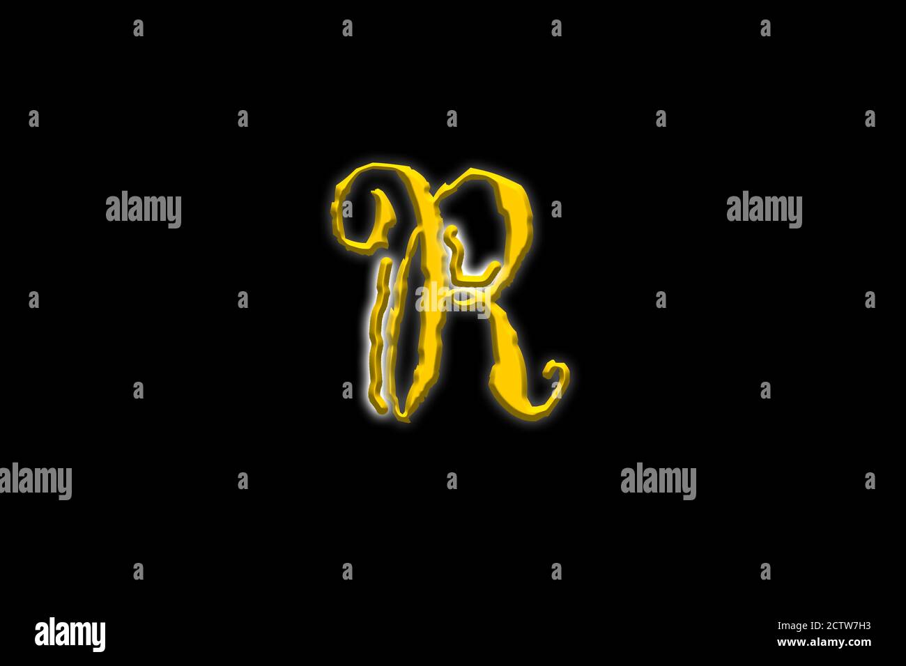 R Letter Design Wallpaper