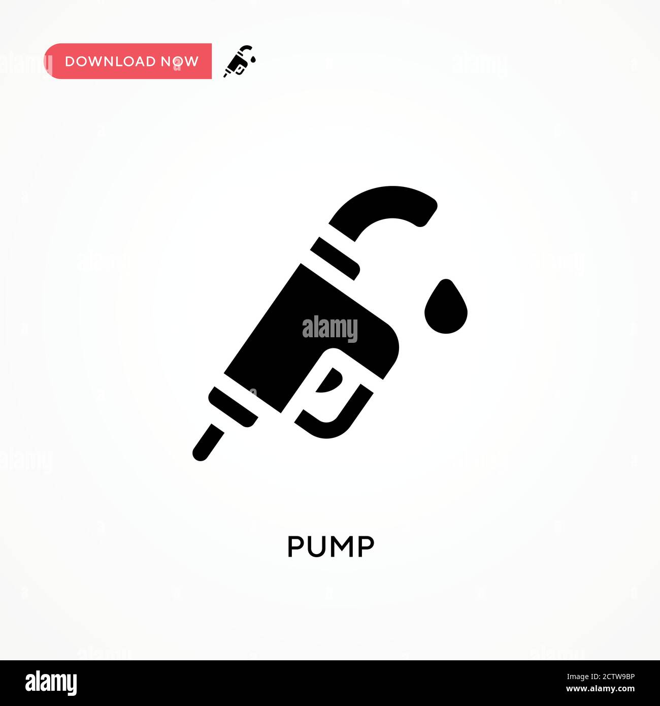 Pump vector icon. . Modern, simple flat vector illustration for web ...