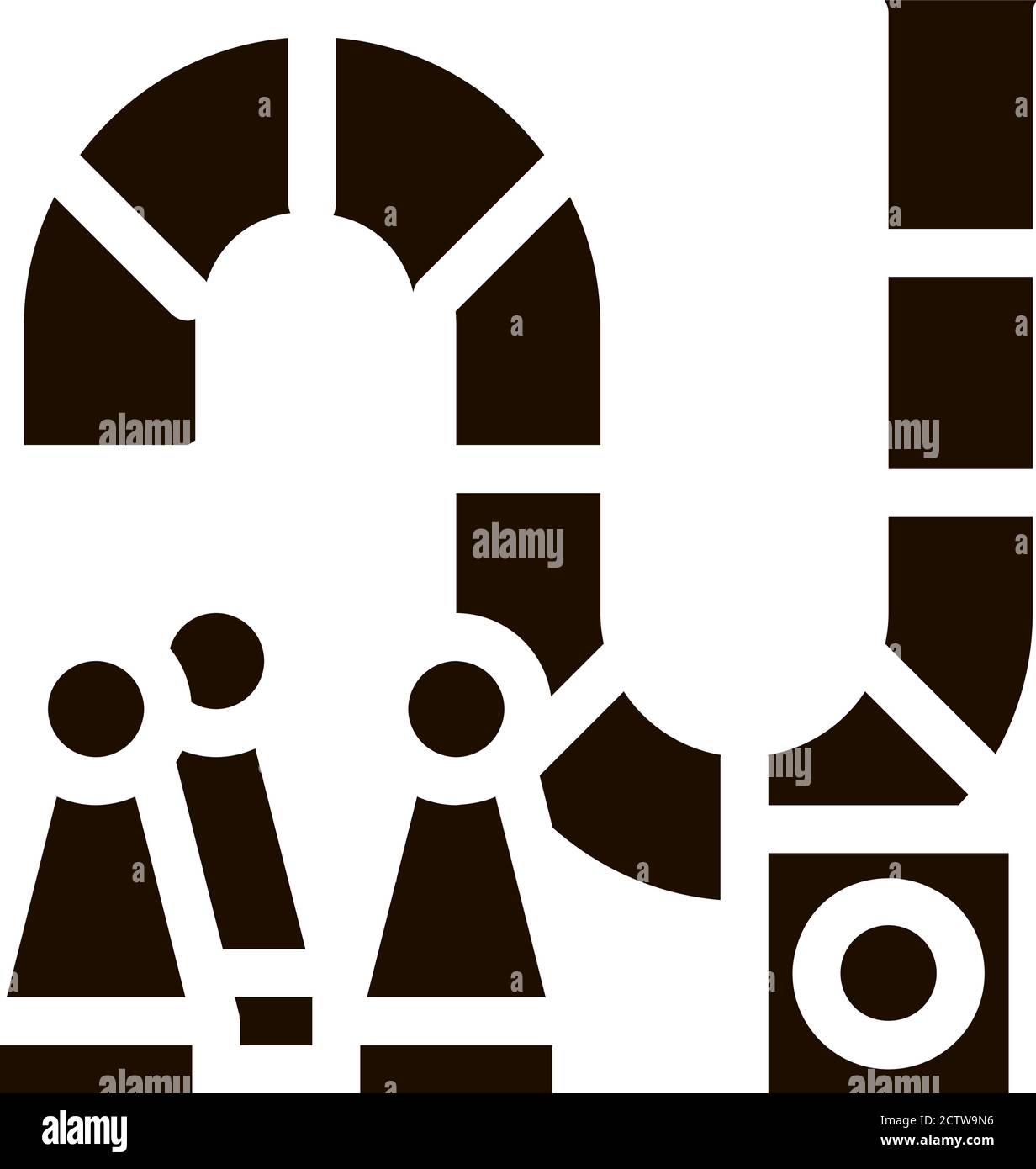 Interactive Kids Board Game Vector Icon Stock Vector Image & Art - Alamy