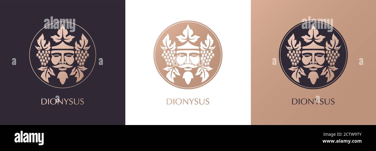 The symbol of bacchus Stock Vector Images - Alamy