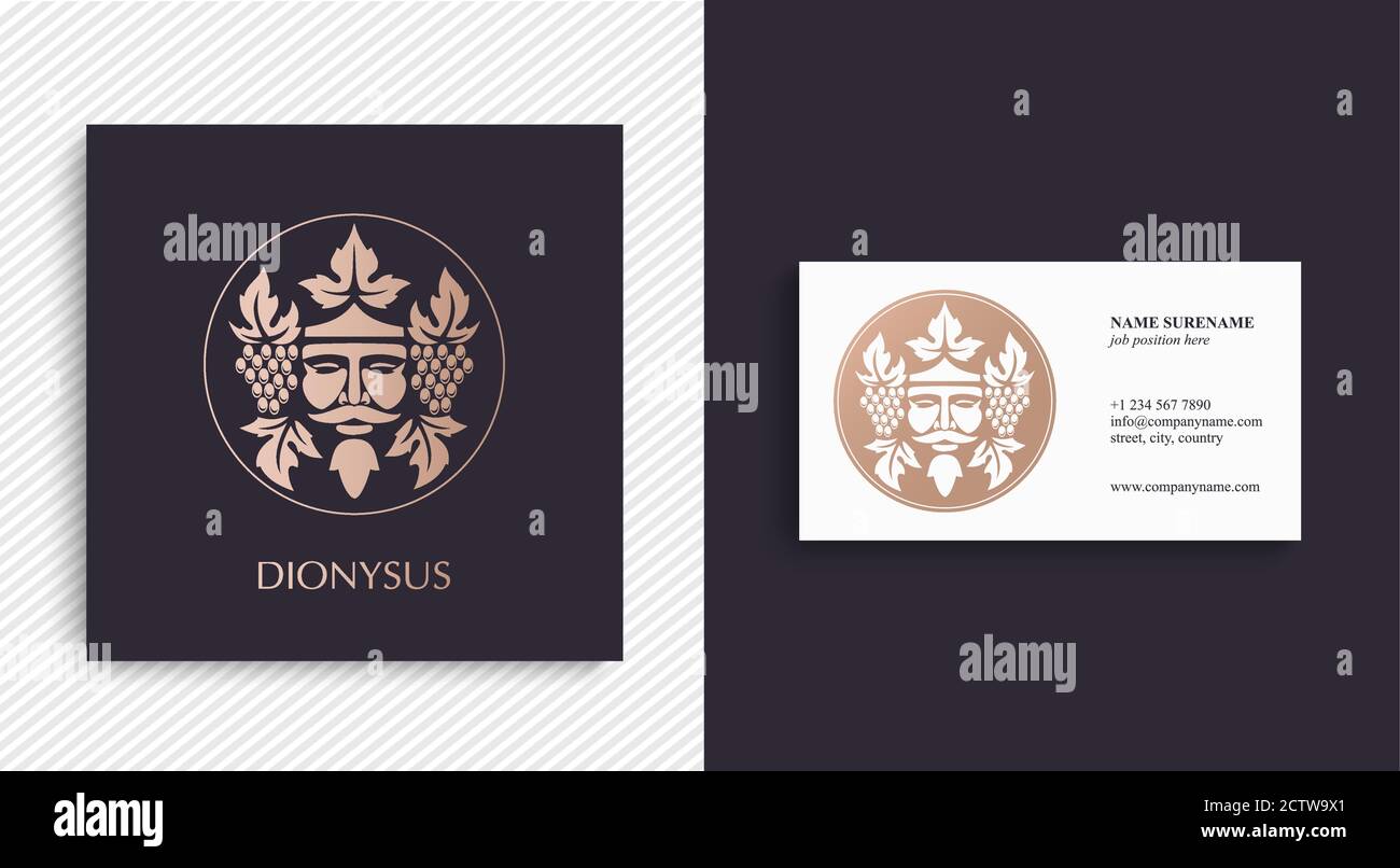 The symbol of bacchus Stock Vector Images - Alamy